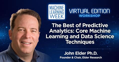 Elder Research On Linkedin The Best Core Machine Learning And Data