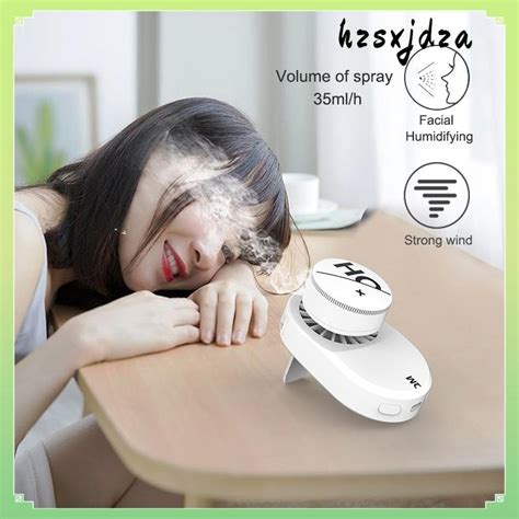 พ ่ นแขวนคอพัดลม Humidifier แบบพกพา Usb ชาร ์ จ Shopee Thailand