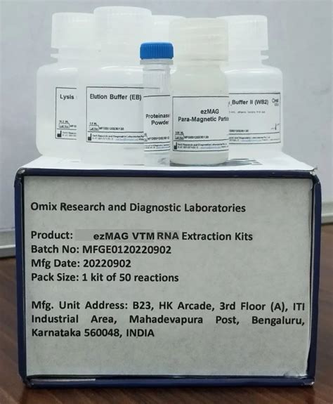 Ezmag Vtm Rna Extraction Kit At Rs 4900piece Rna Extraction Kit In