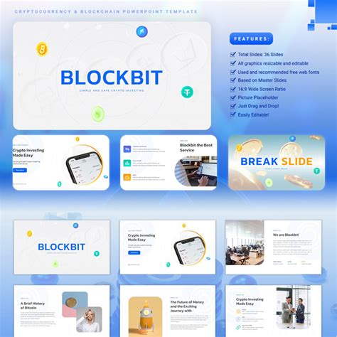 Blockbit Cryptocurrency And Blockchain Keynote Template Masterbundles