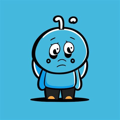 Premium Vector Mental Illness Character Vector Illustration Cartoon