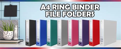 1 X A4 Ring Binder File Folder Large Capacity Holds Up To 500 Sheets