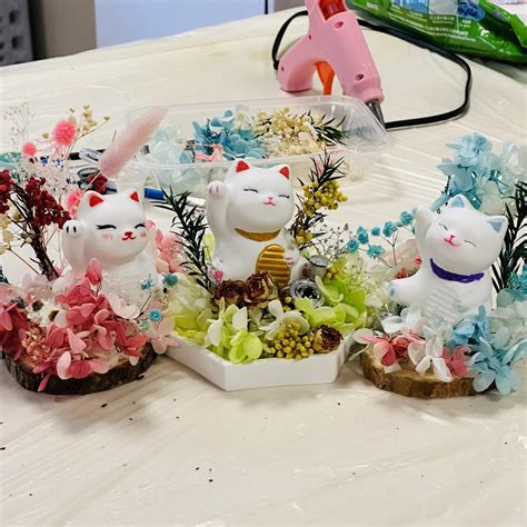 活動回顧： 永生花擴香石招財貓工作坊 Busy Bee Workshop