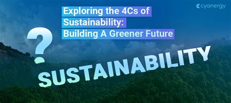 Exploring The 4cs Of Sustainability Building A Greener Future Cyanergy