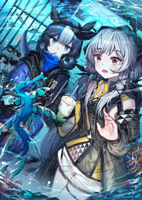 Weedy Glaucus Perfumer Deepcolor And Glaucus Atlanticus Arknights