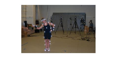 A Subject Wearing A Retro Reflective Marker Set In The Cmu Motion