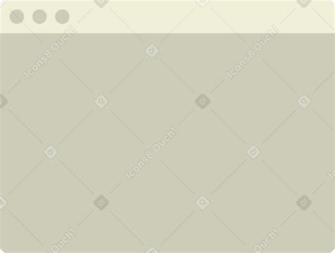 Browser Window Illustration In PNG SVG