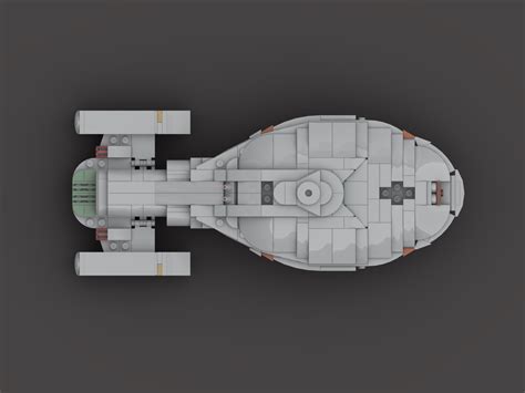 Lego Moc Uss Voyager Ncc 74656 Star Trek Intrepid Class By