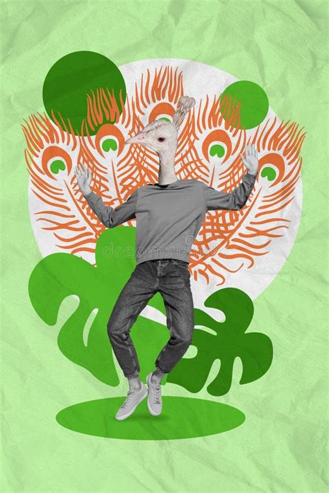 Creative Image Collage Picture Psychedelic Magazine Of Weird Strange