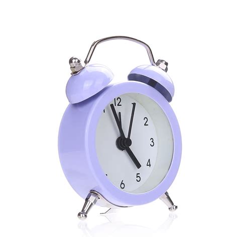 Wovilon Ang Alarm Clock Twin Bell Retro Copper Metal Extra Loud Quartz