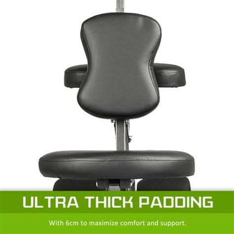 Forever Beauty Black Portable Beauty Massage Foldable Chair Table