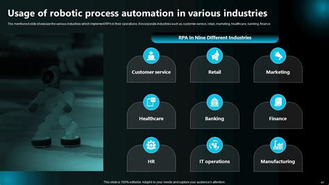 Top 10 Execution Of Robotic Process Automation By Sector Powerpoint Presentation Templates In 2025