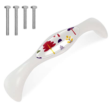 Cartoon Colorful Tree Kitchen Cabinet Pull Knobs Drawer Hardware