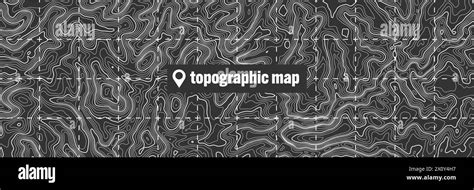 topographic map with contour lines geographic terrain grid relief