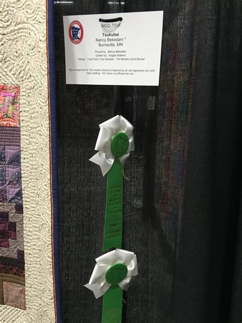 Grace And Peace Quilting My Quilt Won A Ribbon