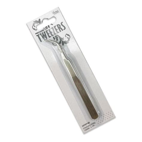 Couture Creations Craft Precision Tweezers Silver