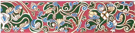 敦煌壁画卷草纹 敦煌壁画莲花纹 伤感说说吧