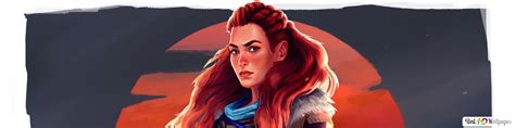 Horizon Zero Dawn Video Game Aloy Concept Art 2k Wallpaper Download