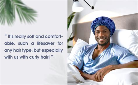 Fittia Satin Bonnet For Men Sleeping Small Size For Short