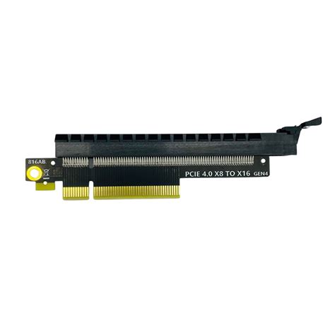 Jmt Pcie 4 0 X4 X8 轉 X16 Riser 卡轉換器 X16 90 度直角插槽 Pci E Ge 蝦皮購物