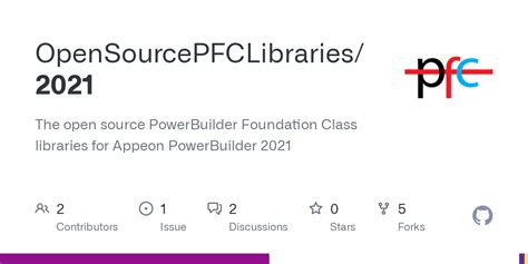 Issues OpenSourcePFCLibraries GitHub