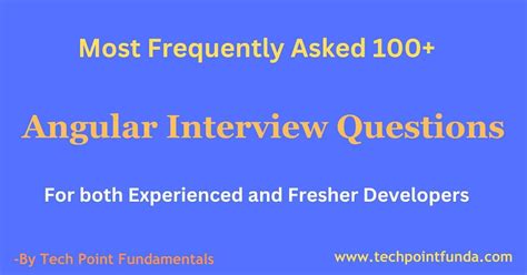 most frequently asked angular interview questions tech point fundamentals