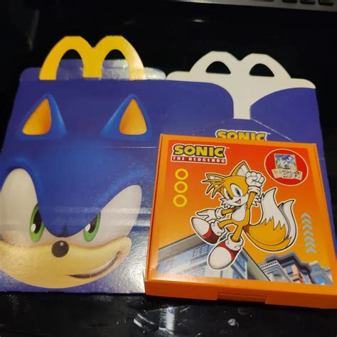 Mcdonalds Happy Meal Toy Sonic The Hedgehog 3d Puzzle Tails And Happy