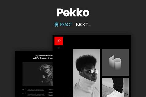 Item Pekko Minimal Dark React Nextjs Template By Cocobasic Shared By G4ds