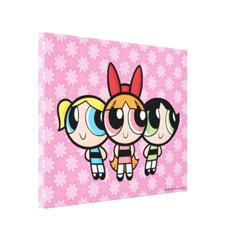 Powerpuff Girls Sugar Spice And Everything Nice Canvas Print Zazzle