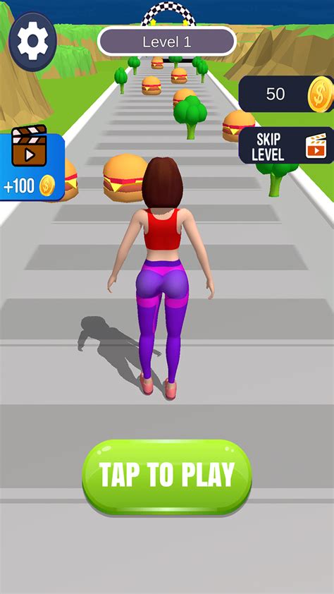 Twerk Race 3d Fun Run Game Belly Body Runner Challenge With Crazy