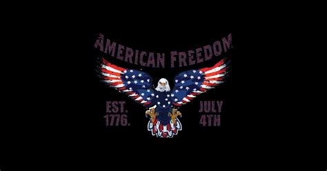 American Freedom Est 1776 4th July 4th Of July Posters And Art