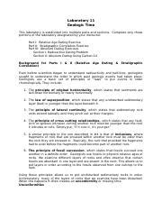 Geologic Time Relative Age Dating Stratigraphic Correlation Course Hero