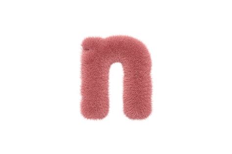 핑크 푹신한 털이 털이 모피 소문자 와 편지 N 알파벳 N에 대한 스톡 사진 및 기타 이미지 알파벳 N 털 3차원 형태