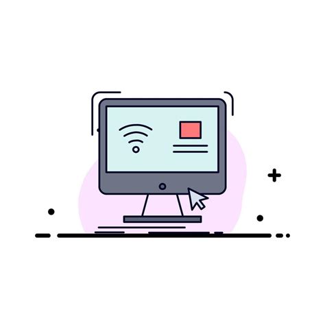 Control Computer Monitor Remote Smart Flat Color Icon Vector 14613320 Vector Art At Vecteezy