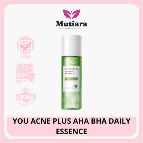 Jual You Acne Plus Aha Bha Daily Essence Shopee Indonesia