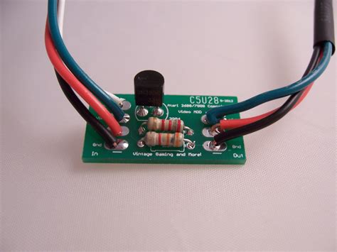 Atari 2600 7800 Composite Video Mod Upgrade Kit Diy Ebay