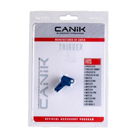 Canik Rival S Aluminum Flat Trigger Assembly Blue