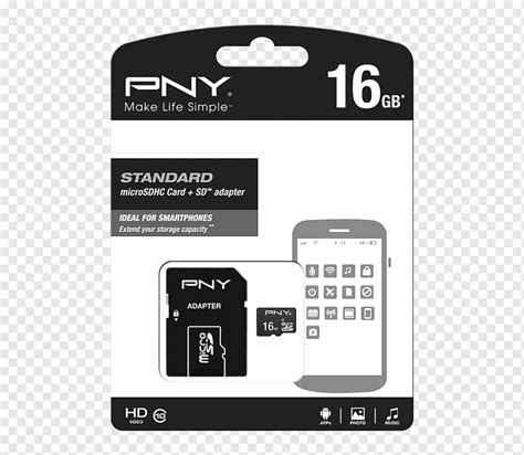 Microsd Secure Digital Flash Memory Cards Pny Technologies Computer Data Storage Consumer Card