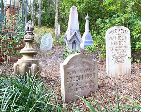 Disneys Haunted Mansion Gravestones A Cryptic Tour Of The Haunted