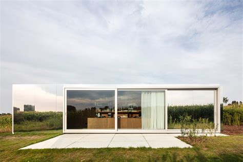 Toop Architectuur Turns Shipping Containers Into Mirrored Architects