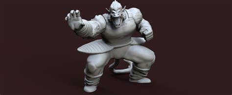 Stl File Dragon Ball Z Ozaru Bardock・3d Print Model To Download・cults