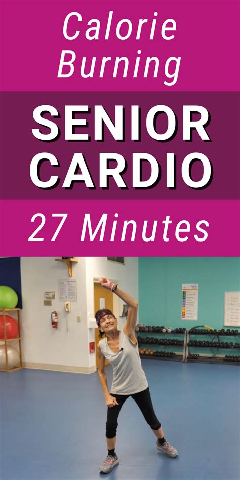 Calorie Burning Cardio For Seniors Fitness With Cindy
