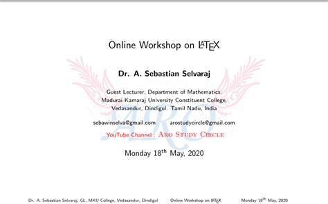 Pdf Latex Tutorial Introduction Fonts Selection Formatting The