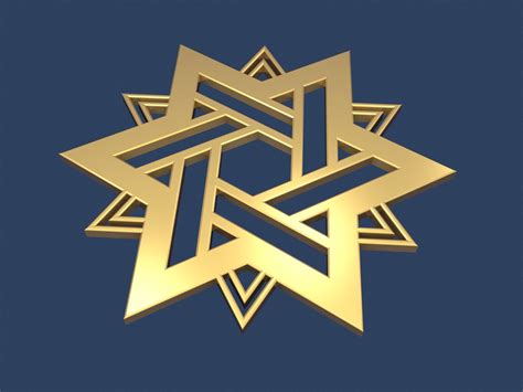 大卫之星 3d模型 3 Dwg 3ds Fbx Max Obj Unknown Stl Free3d