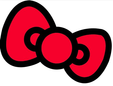 Red Hello Kitty Bow