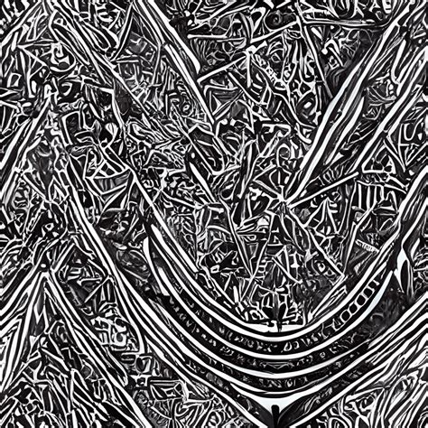 Create Geometric Pattern And Incorporate Elements That Evoke Ancient
