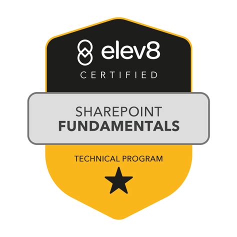 SHAREPOINT FUNDAMENTALS Technical Program Credly