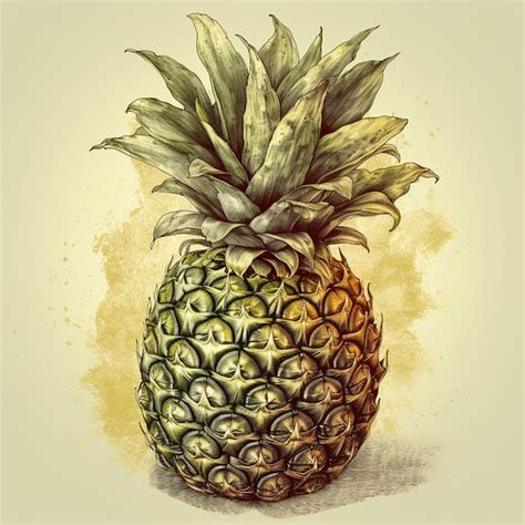 Premium Photo Pineapple Design Graphic Background