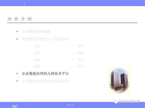 企业数据治理体系
