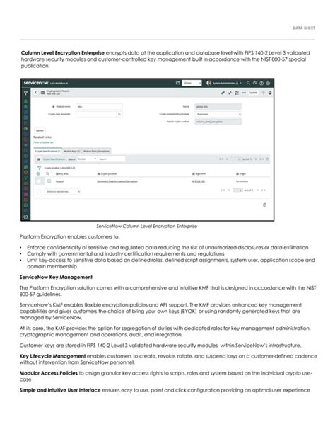 Servicenow Ds Platform Encryption Document Pdf